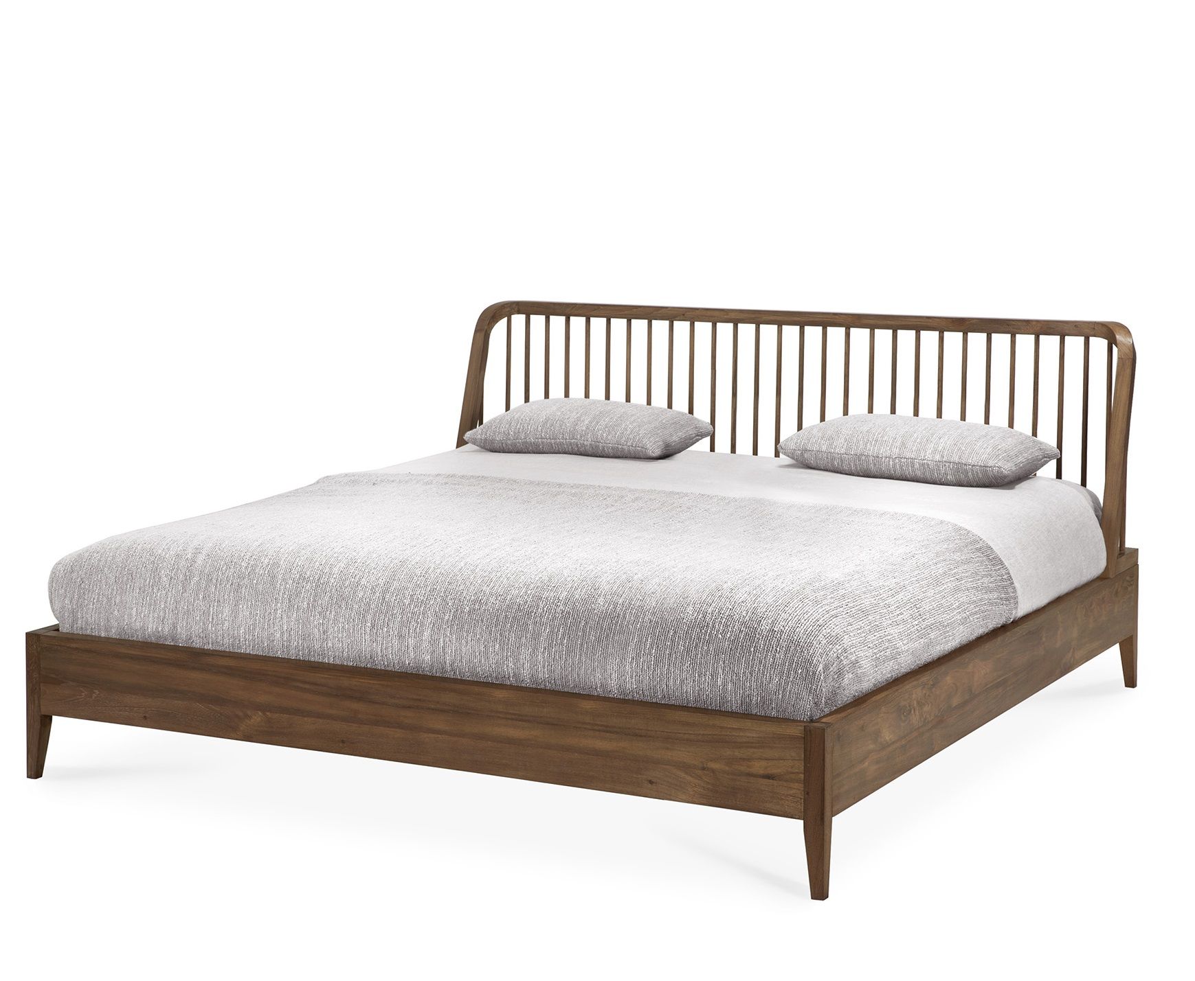 Spindle Bett Ethnicraft Teak 180x200 cm | B 180 x L 200 cm (Gestell: B ...
