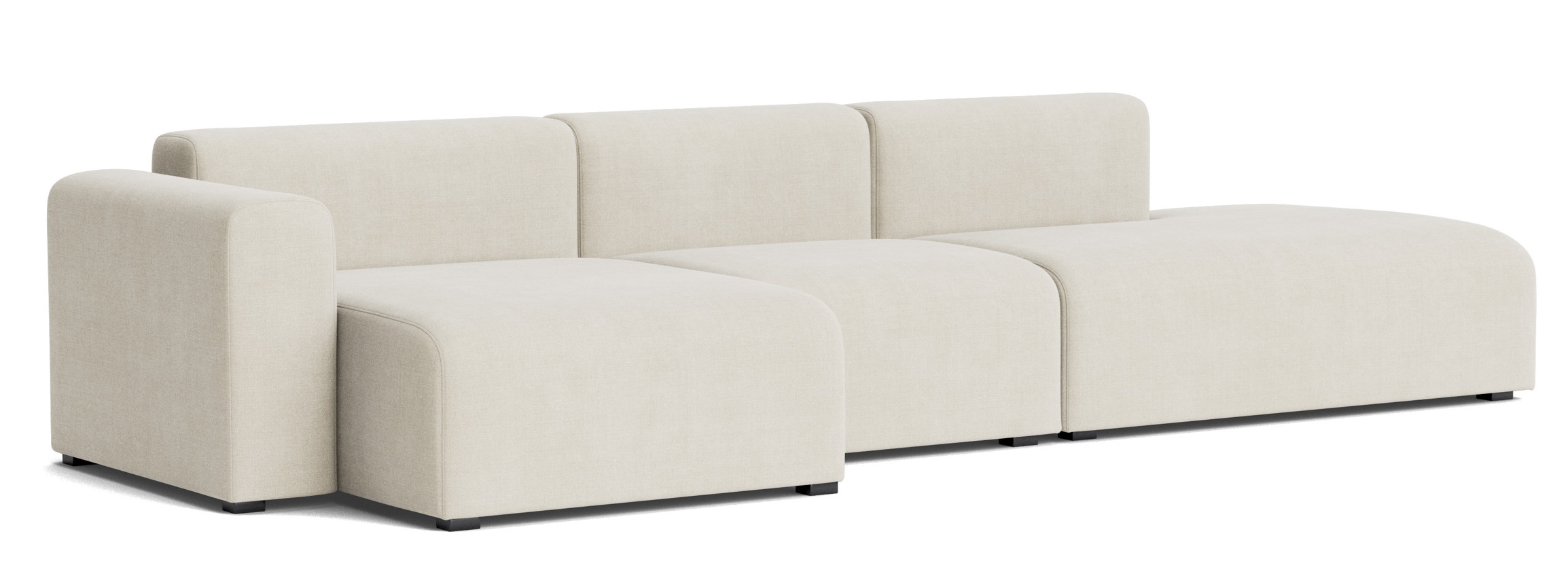 Mags Sofa 3-Sitzer Combination 4 Low Armrest mit Armlehne links Hay ...