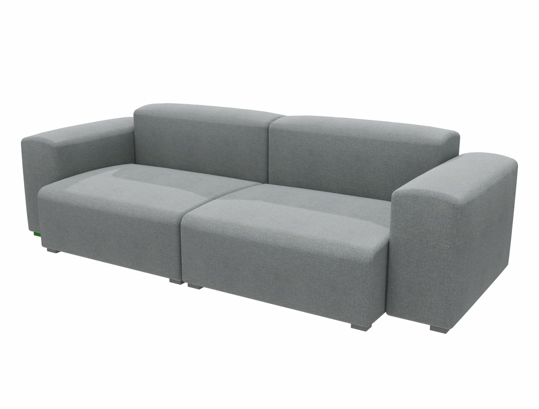 Mags Soft Sofa Low Armrest 2 1/2-Sitzer Combination 1 Hay | Hallingdal ...