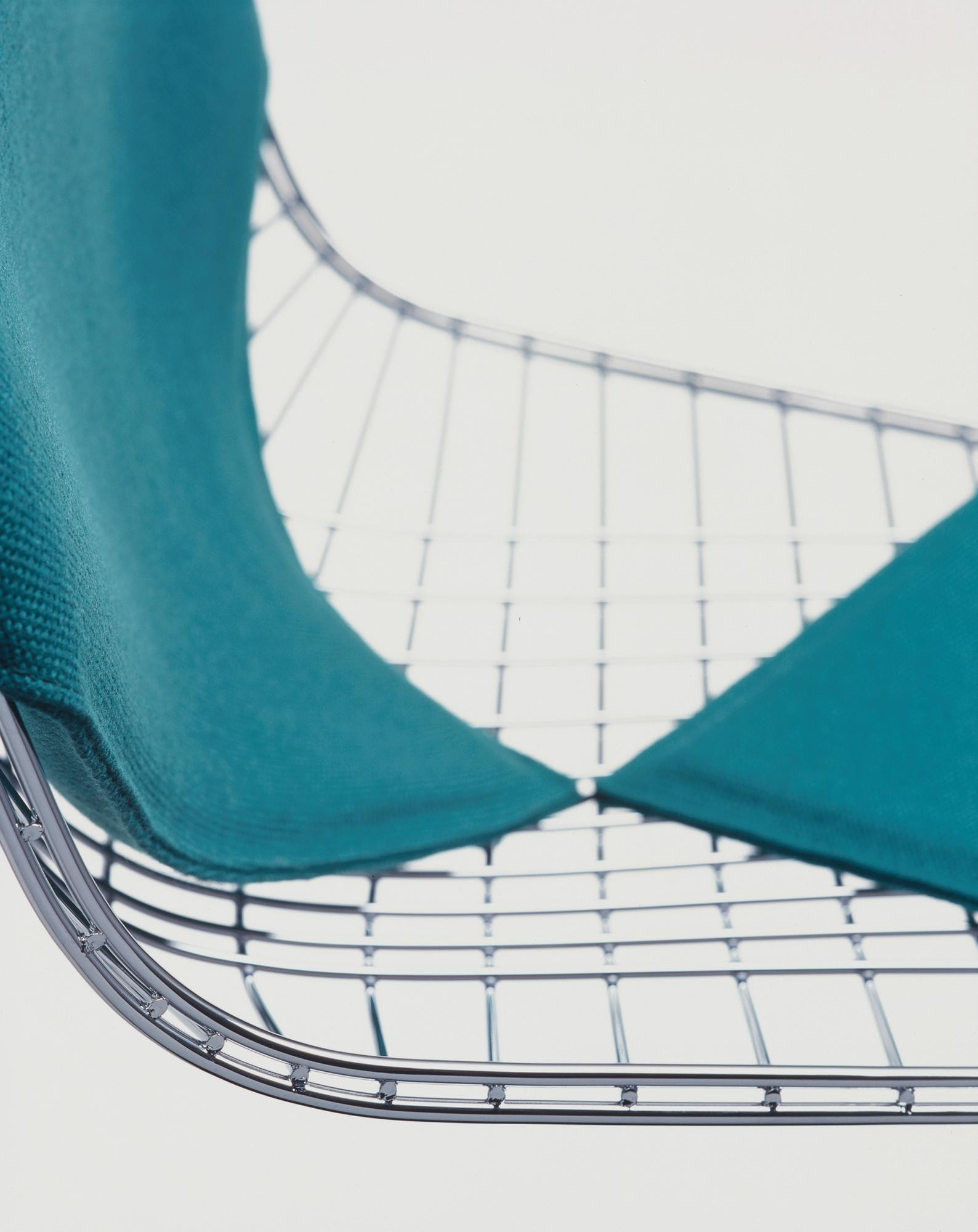 DKX-2 Wire Chair Stuhl mit Sitz und Rückenpolster Vitra | VITRA 41215700