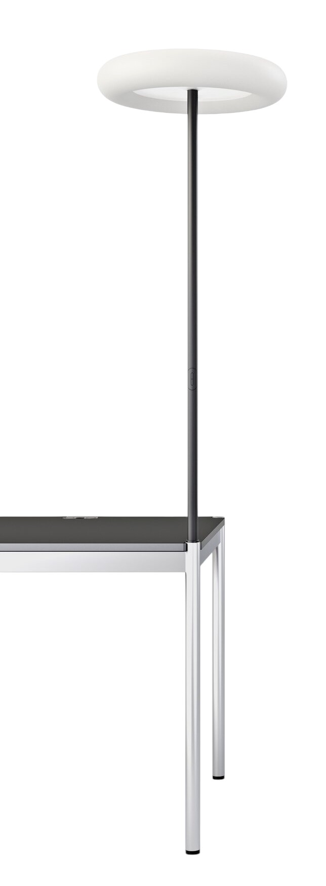 Oto Tischaufbauleuchte Belux | Dimmbar (TD) am Standrohr | Schwarz | 3000 K (warmweiß) | BELUX ...