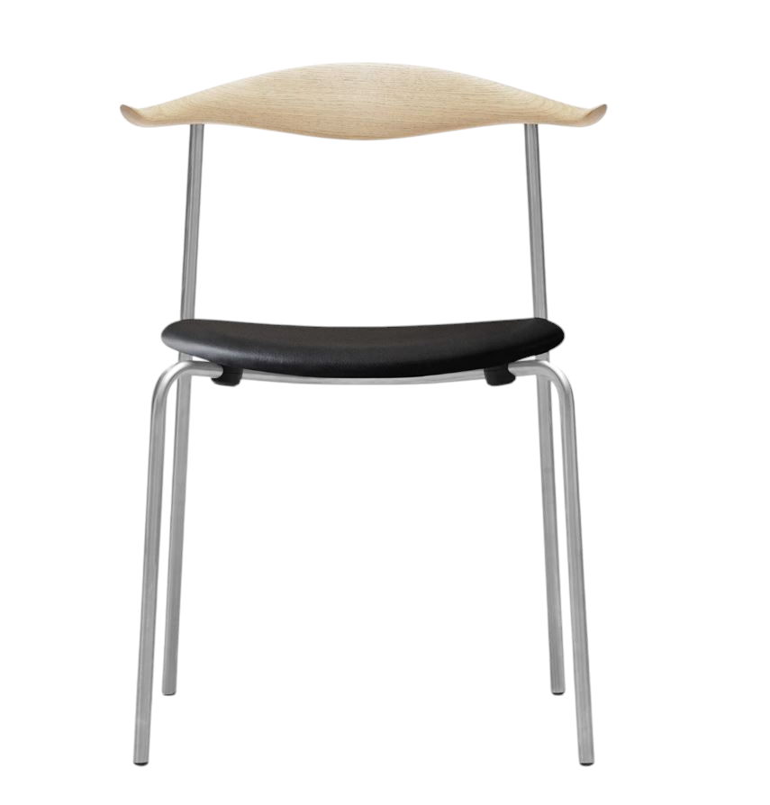 CH88P Stuhl gepolstert Carl Hansen & Søn | Eiche geseift / Chrom / Thor ...