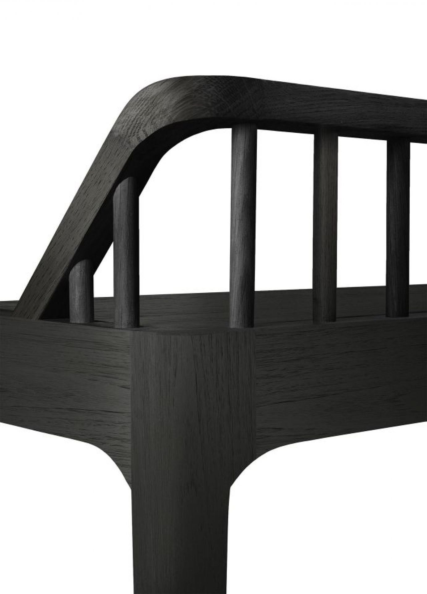 Spindle Bank Eiche Schwarz Ethnicraft | 1Schwarz | ETHNICRAFT 51234