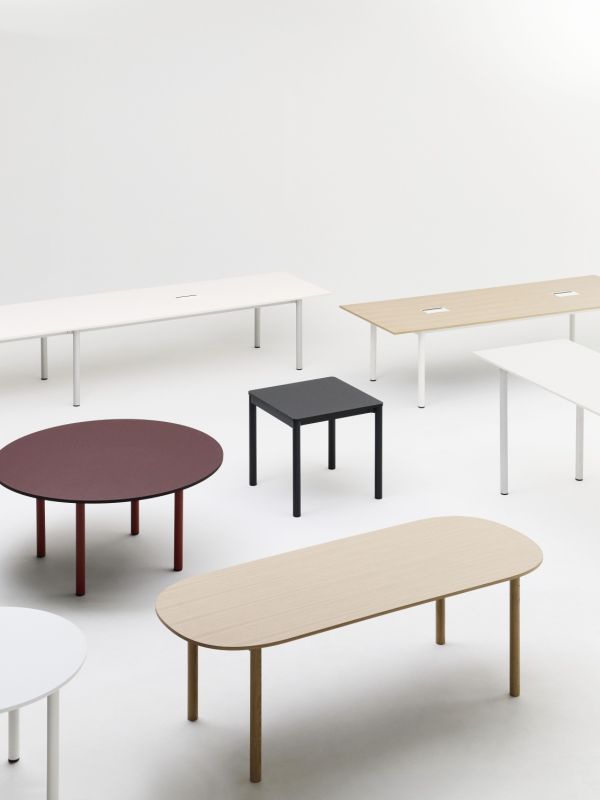 Annex Table Round Esstisch rund Hay | HAY ANNEX TABLE ROUND