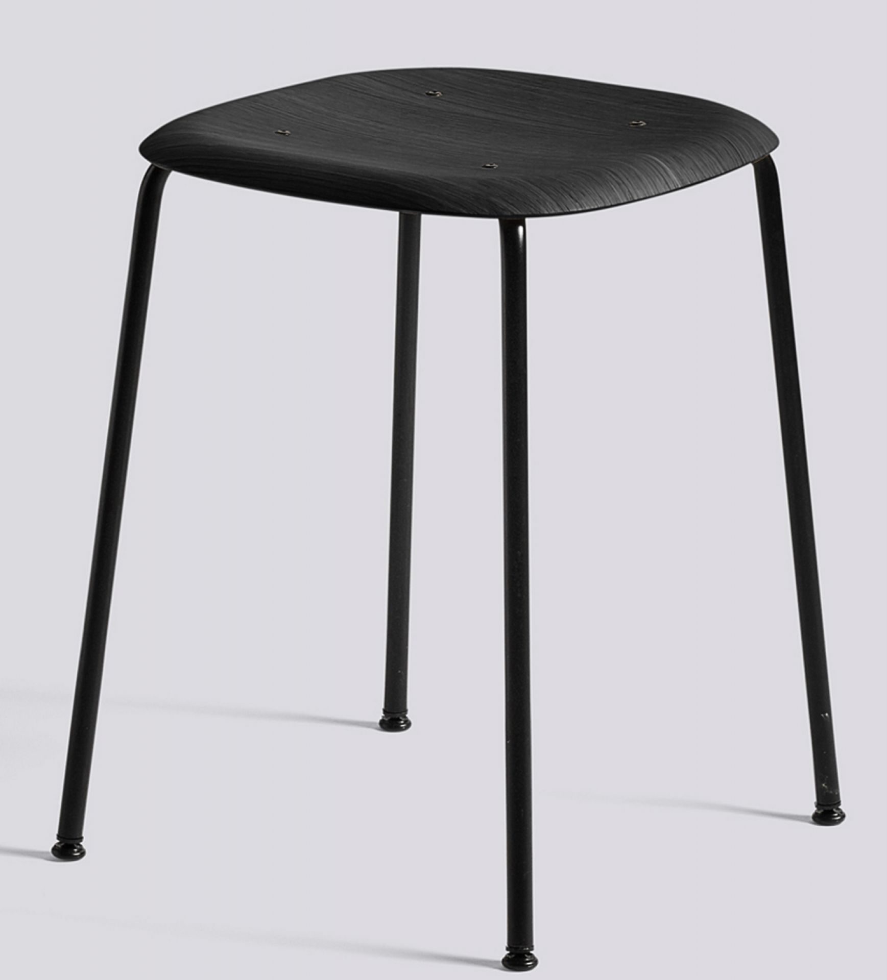 Soft Edge 70 Stool Hocker Hay-schwarz / schwarz | schwarz/schwarz ...