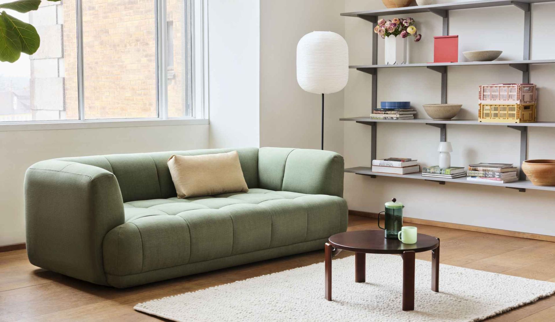 Quilton 2 Seater Sofa 2-Sitzer Hay | Stoff Mode 009 | HAY AC043 A001 ...