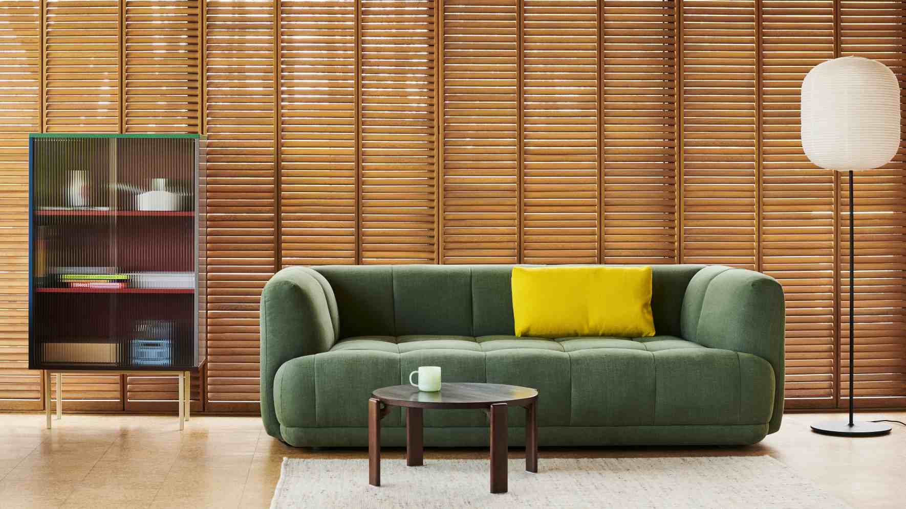 Quilton 2 Seater Sofa 2-Sitzer Hay | Stoff Mode 009 | HAY AC043 A001 ...
